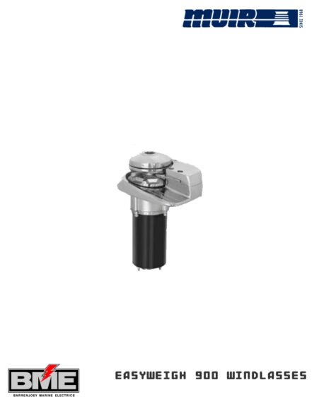 Muir Easyweigh Vertical 900W Windlasses - BME - Barrenjoey Marine Electrics